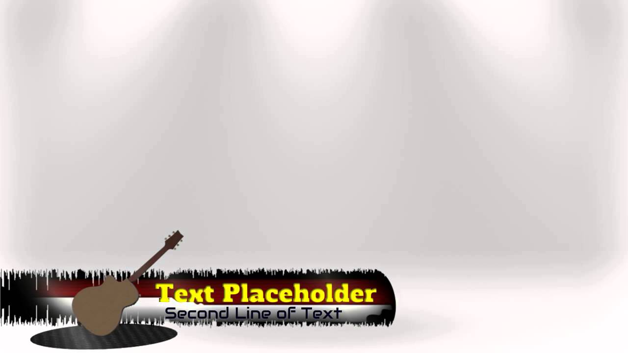 Arctic Musical Lower Thirds - Guitar - Explaindio Slide Pack Template ...