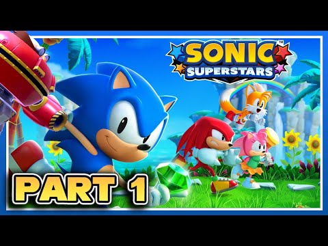 Sonic Superstars Nintendo Switch Part 1: Bridge Island Zone, Akt 1 & Akt 2 Gameplay Deutsch