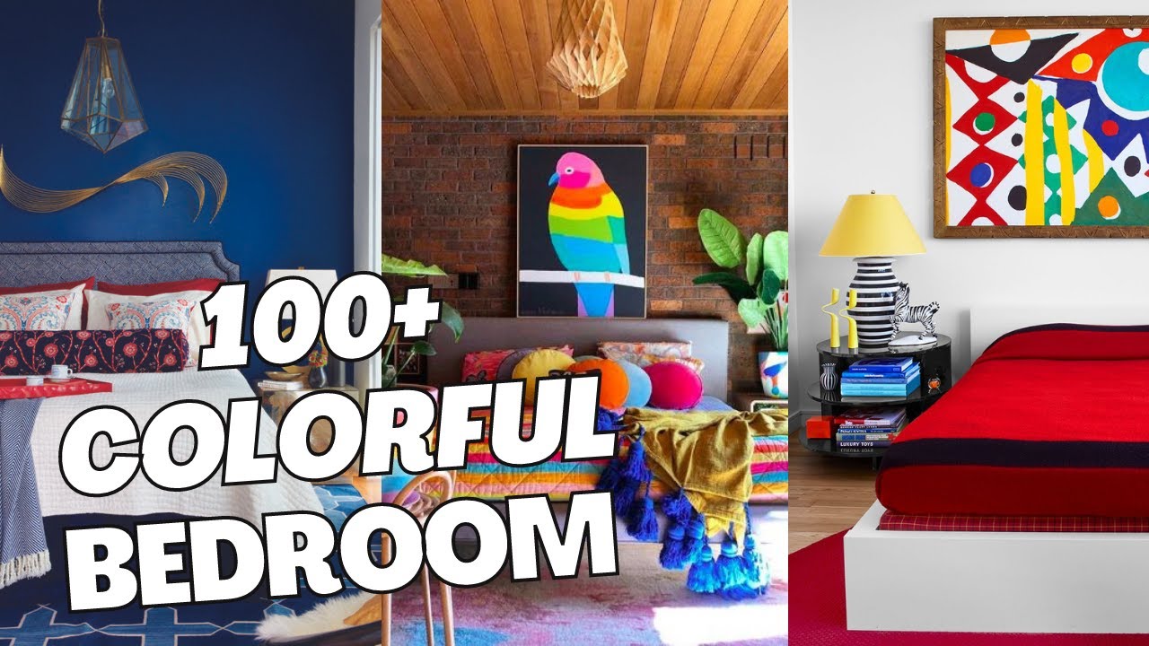 100+ Colorful Bedroom Decor Ideas. Decorate and Design Colored Bedroom ...
