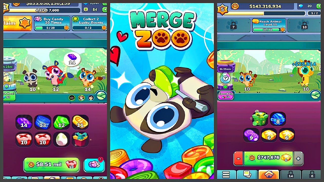 Merge Zoo (Gameplay Android) - YouTube