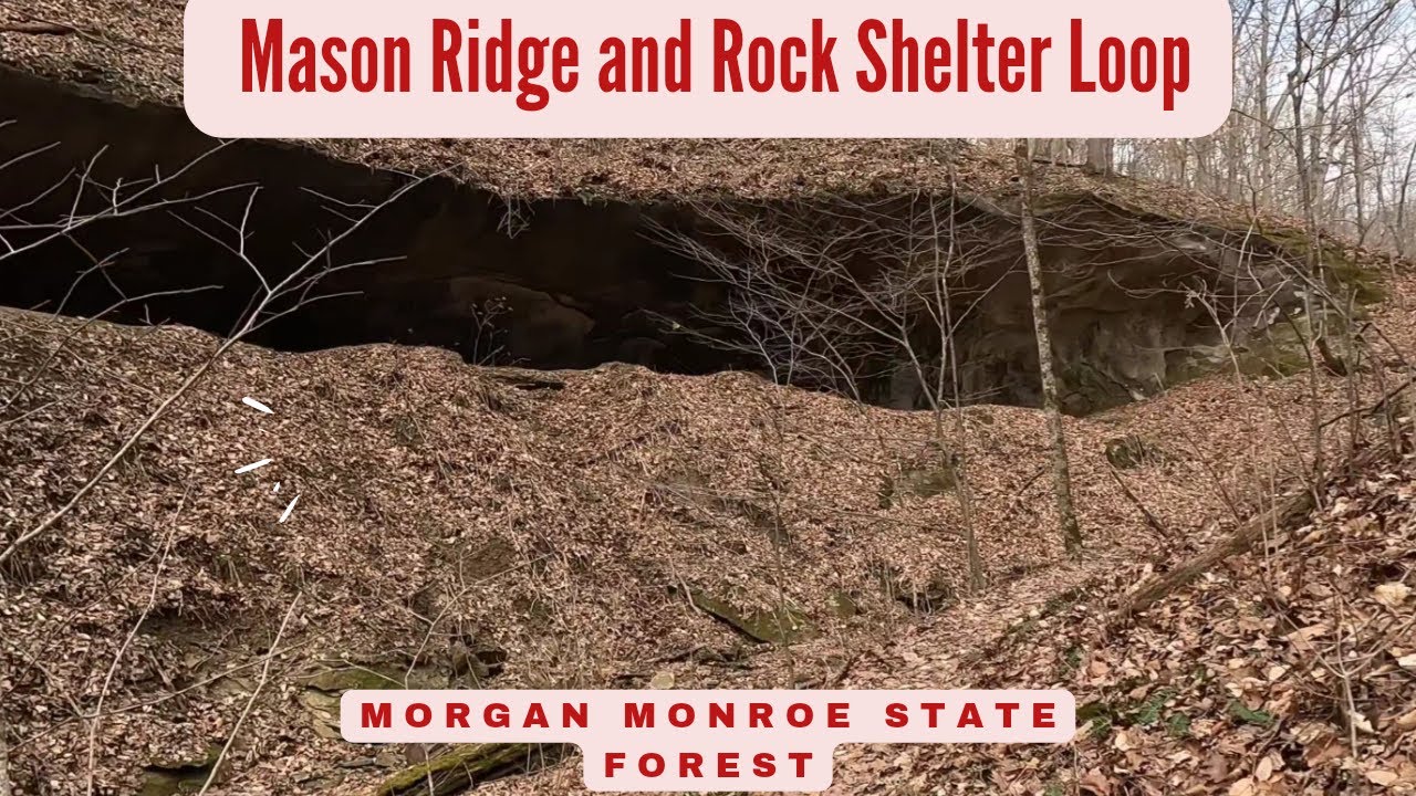Mason Ridge and Rock shelter loop Morgan Monroe State Forest - YouTube
