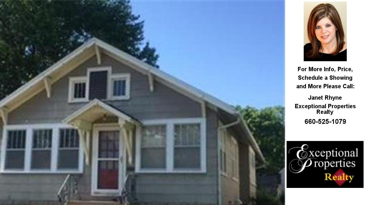 908 W 10th Street, Sedalia, MO Presented by Janet Rhyne. - YouTube