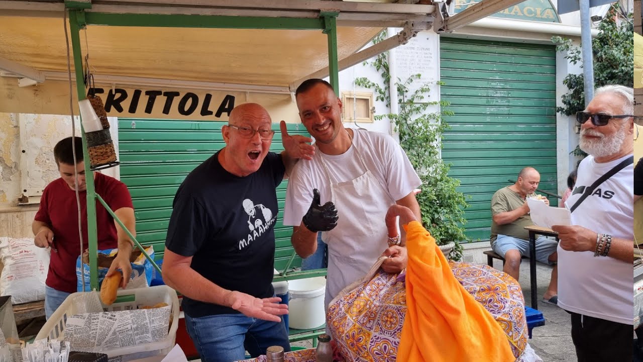 Street Food oggi a Piazza Carmine da Nino Frittola a Ballarò, Cibo di ...