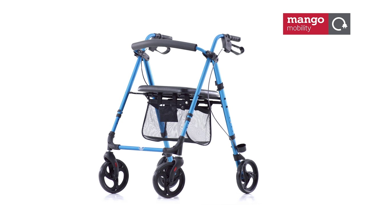 Rollator Bravo van Mango Mobility - YouTube