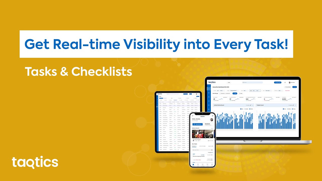 Real-Time Task Visibility | Taqtics Store Operations Software - YouTube