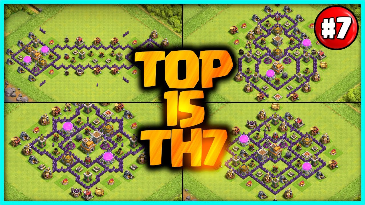New Best Th7 base link War/Farming Base (Top20) With Link in Clash of ...