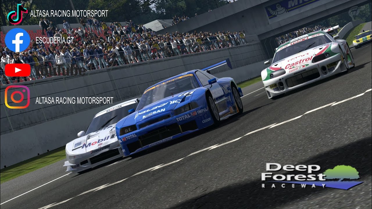Nissan GTR R34 / Impul Calsonic / Deep Forest Raceway - YouTube
