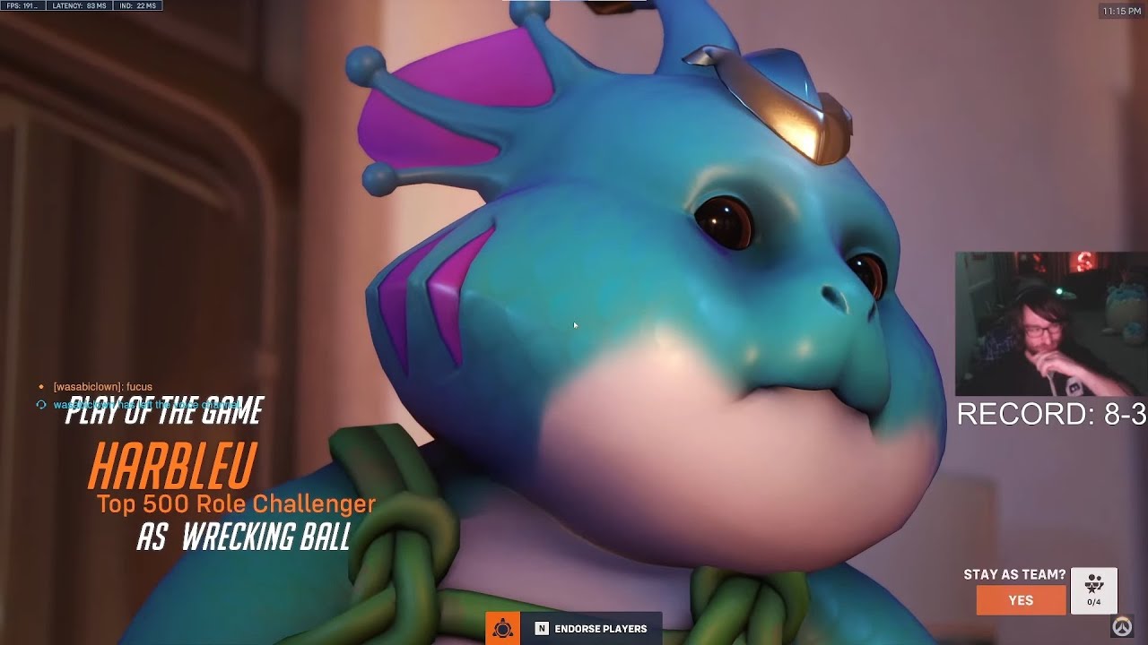 POTG! Harbleu Zarya + Hammond Overwatch 2 Season 4 Gameplay - YouTube