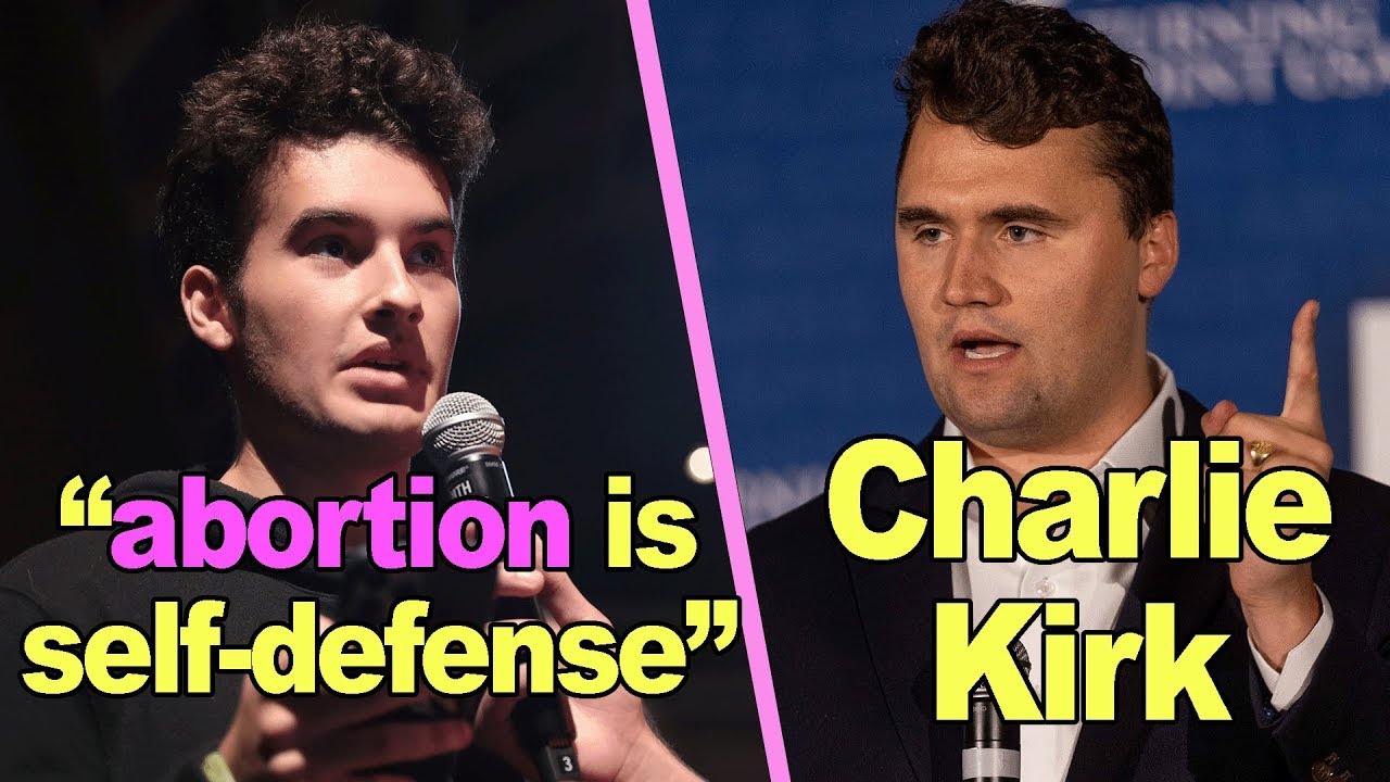 Charlie Kirk DEBATES Pro-Choice College Student _full clip_ - YouTube