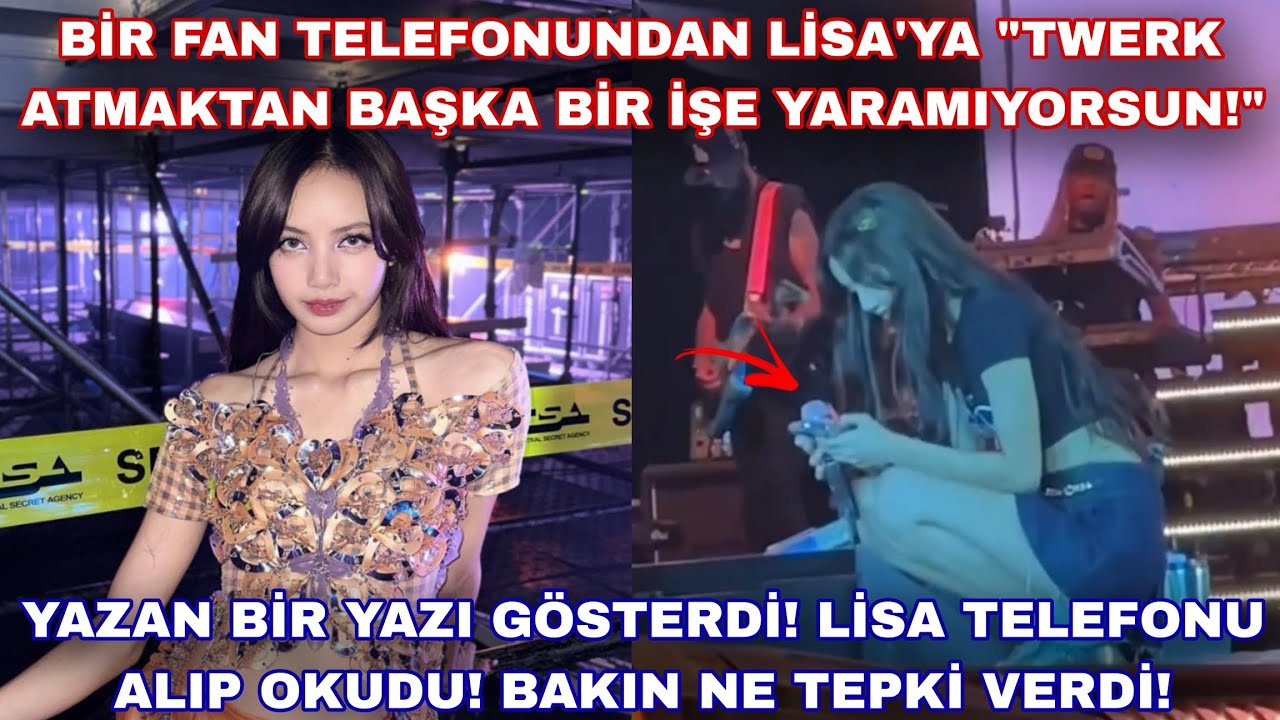 Anti Lisa'ya "twerk atmaktan başka bir işe yaramıyorsun!" yazan bir ...