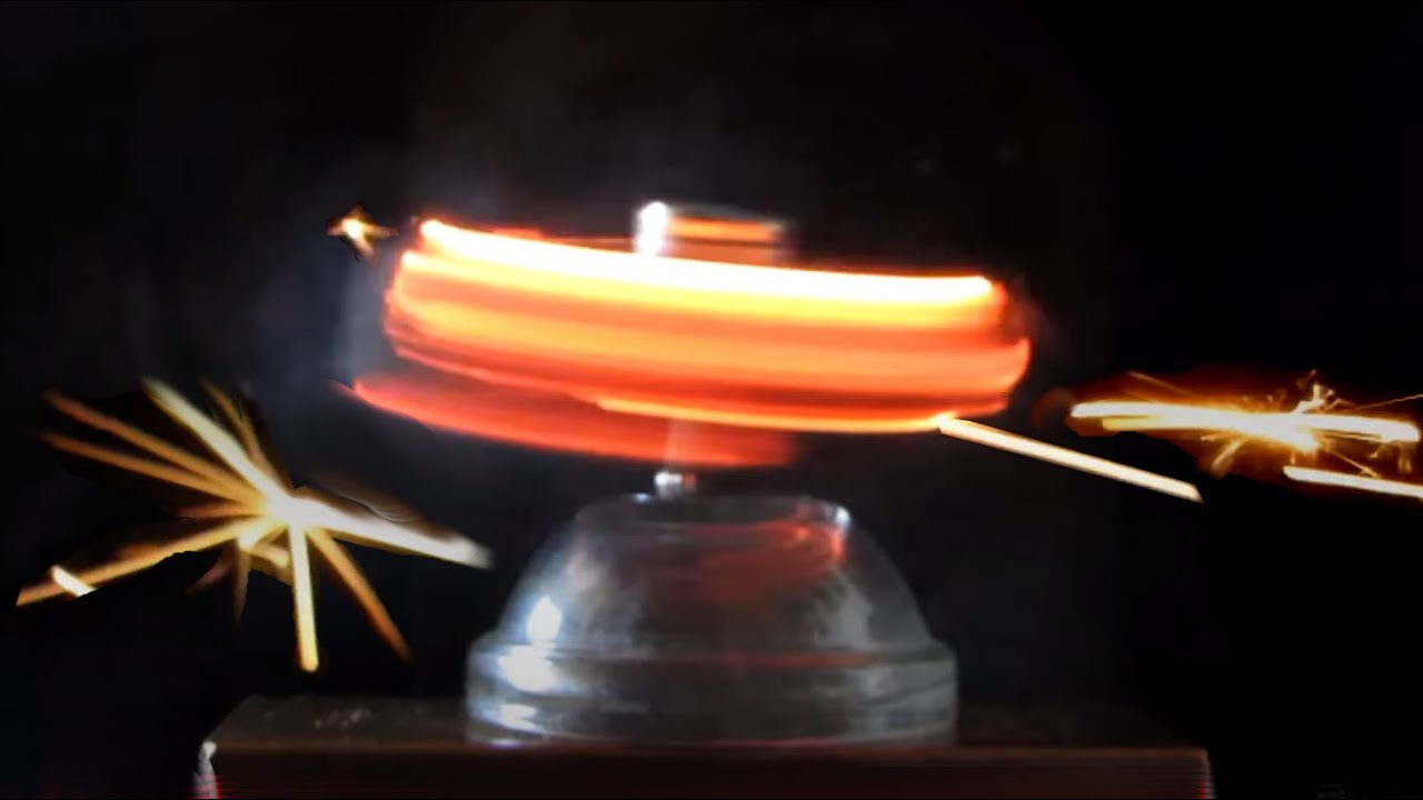 Steelwool + Battery + Magnets - YouTube