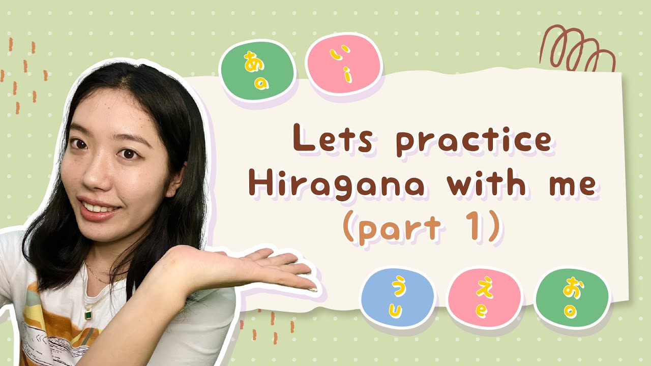 Let's practice Hiragana with me (Part 1)🍏 - YouTube