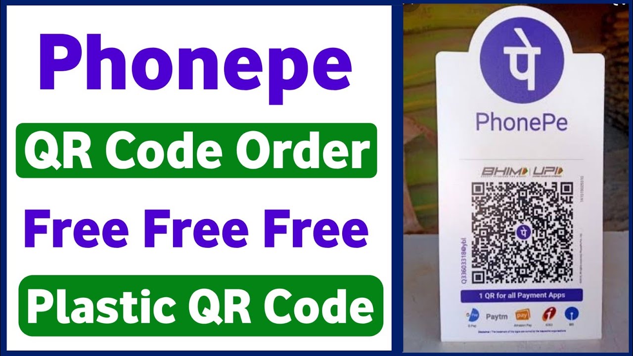 Physical Phonepe QR Code order kaise karen - Phonepe QR code kaise ...