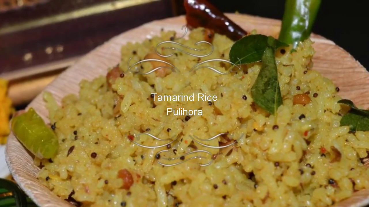 Pulihora|Tamarind Rice recipe|Chinthapandu Pulihora recipe - YouTube