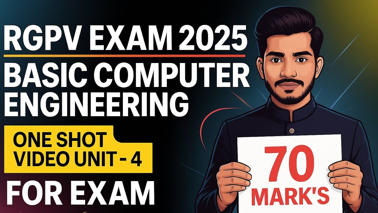 basic computer engineering | ONE SHOT VIDEO | BCE UNIT - 4 - YouTube