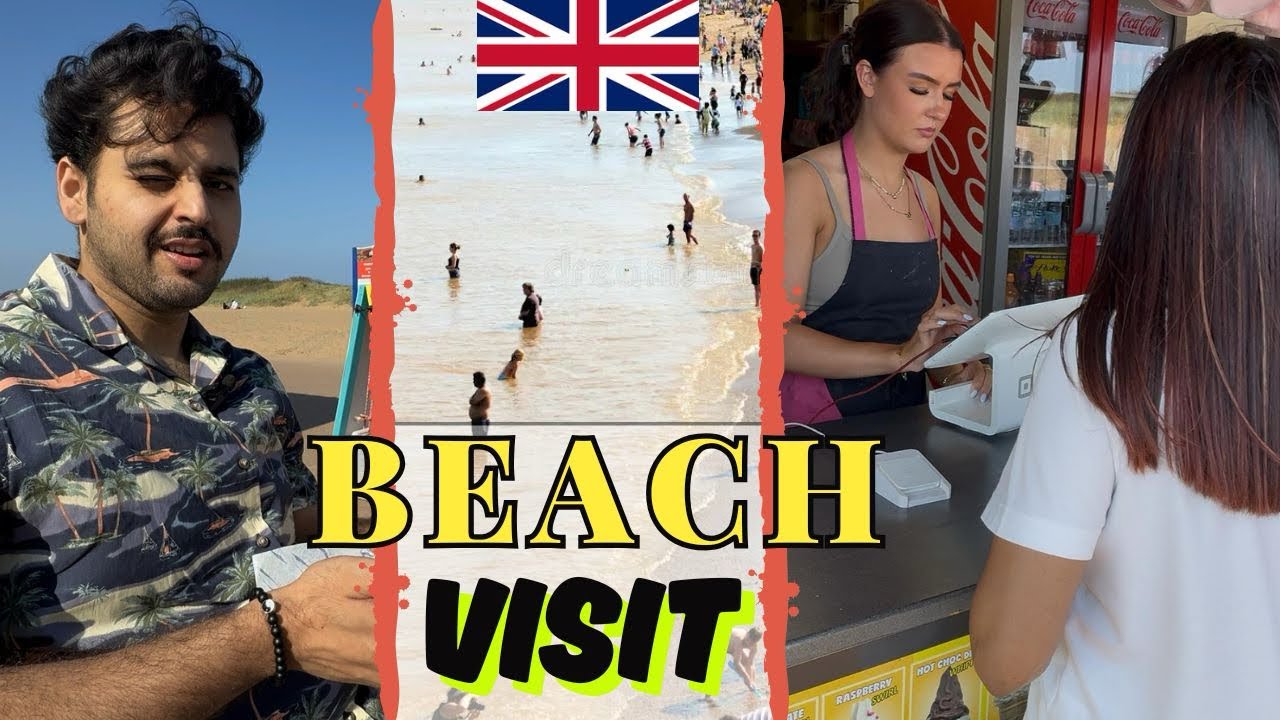 Beach Day 🏝️ | My Daily Life In UK 🇬🇧 - YouTube