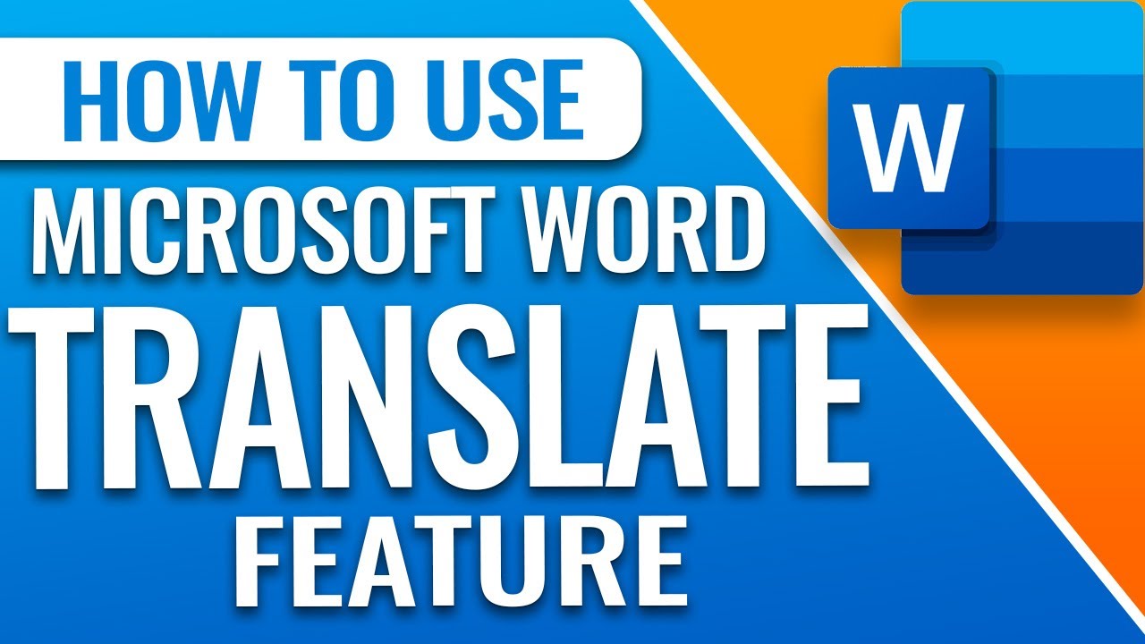 How to use the Translation Feature in Microsoft Word - YouTube