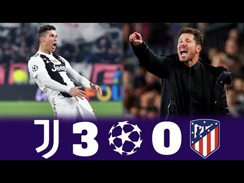 اكثر مباراة مجنونة ● يوفنتوس واتلتيكو مدريد 3-0 دوري ابطال اوروبا 2019 وجنون [حفيظ الدراجي] 4K