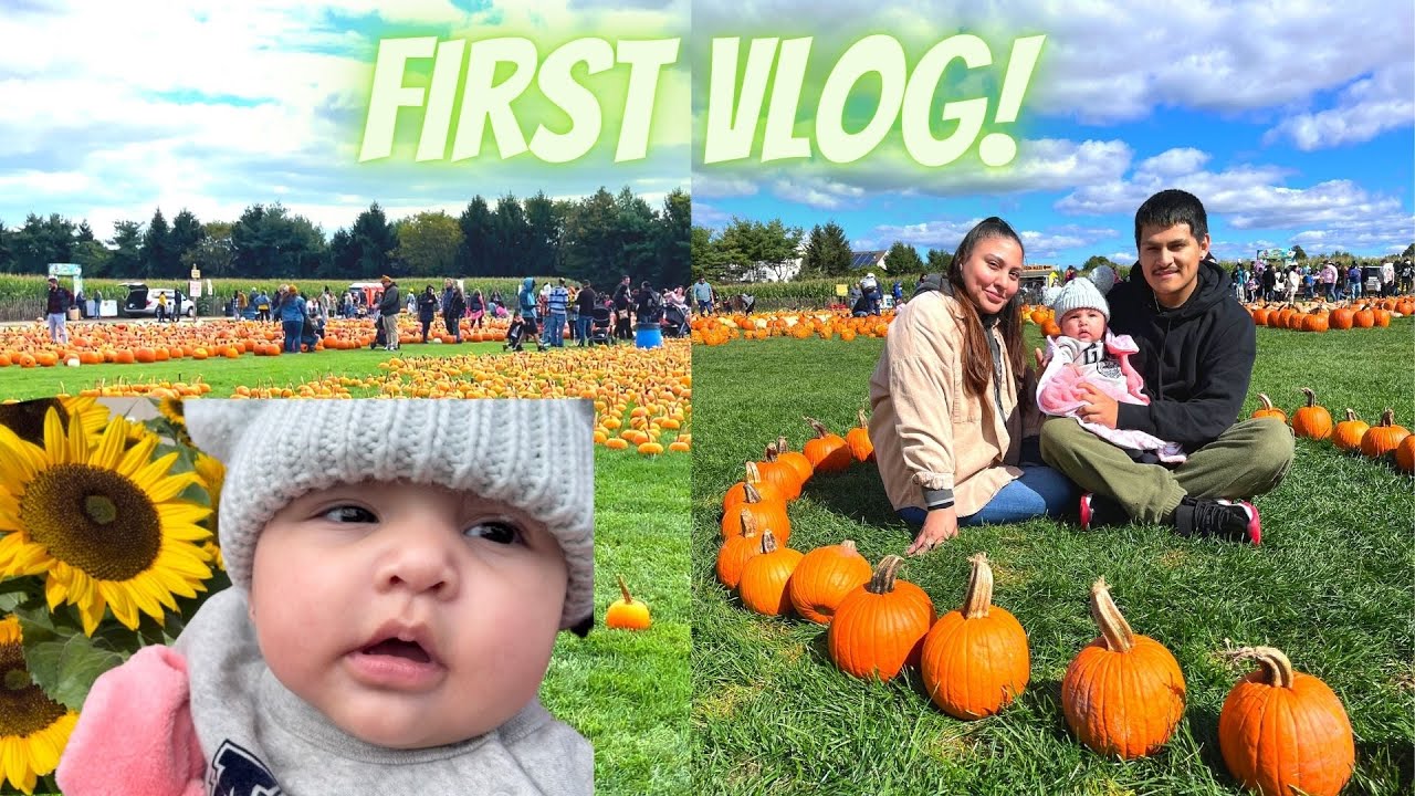 FALL VLOG! pumpkin picking, hayride, family time (Vlog #1) - YouTube