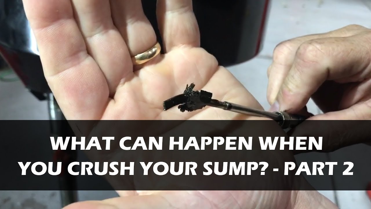 Engine Failure suspected due to Crushed Sump - Part 2 - YouTube