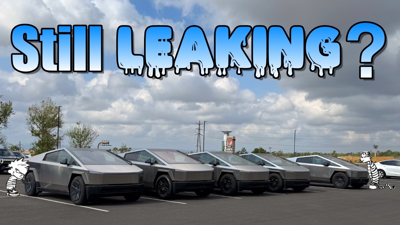 Cybertruck Service: Water Leaks, Rattles & Trim Issues! Make sure you ...