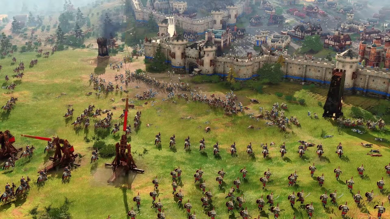 AGE OF EMPIRES 4 FIRST LOOK | GREATEST EMPIRE BASE BUILDER - Age of ...