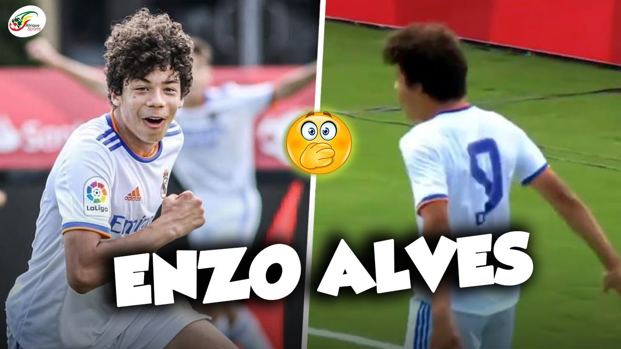 Fils de Marcelo, Enzo Alves enfile les buts chez les jeunes du Real ...