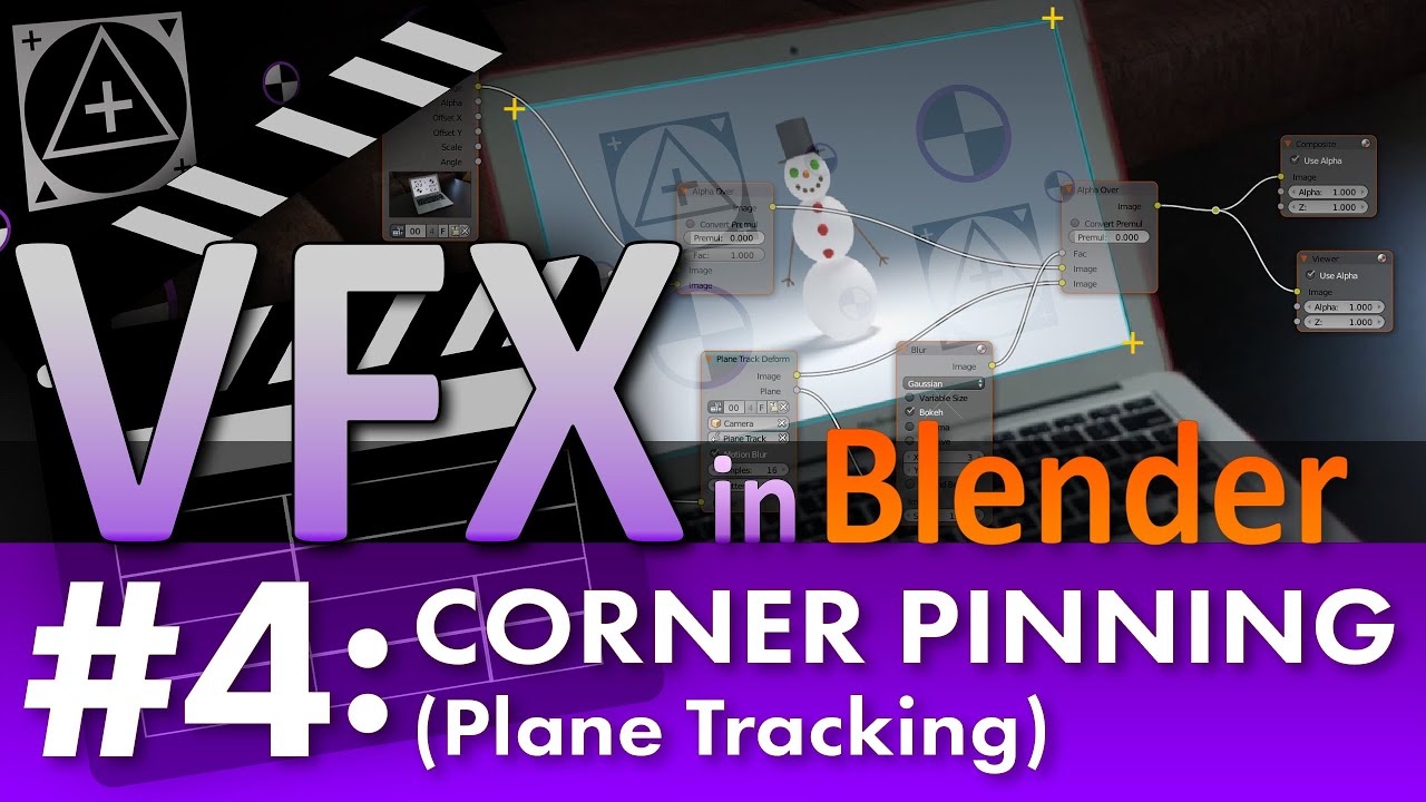 Blender Vfx Tutorial 4 Corner Pinning B3d Youtube