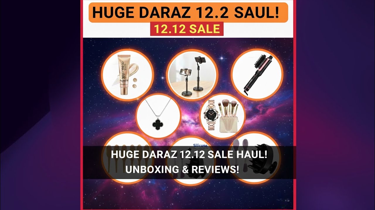 Huge Daraz 12.12 Sale Haul | Unboxing and Honest Review 💕🤌👀 - YouTube