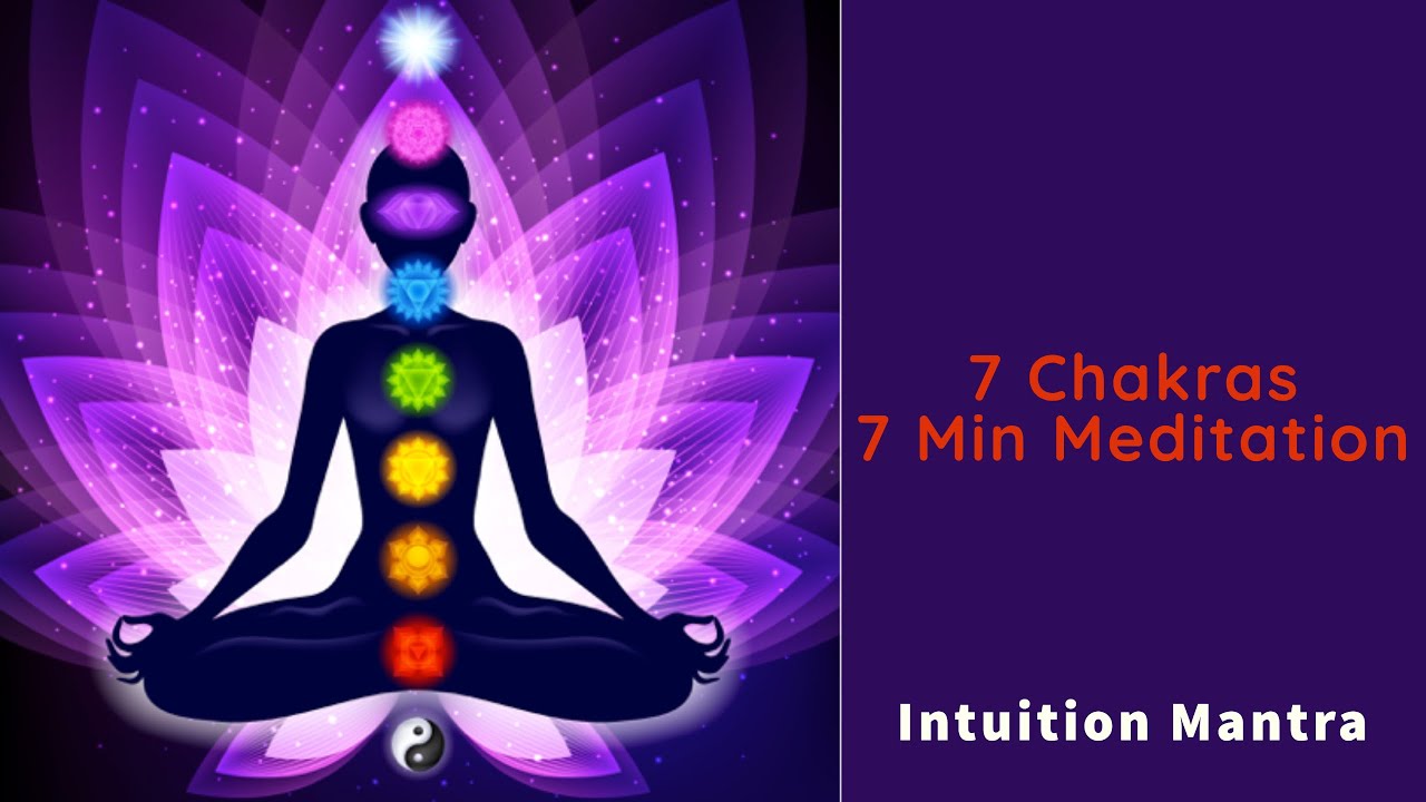 7 Chakra Healing | Beej Mantra | 7 Min Meditation | 7 चक्र ध्यान - YouTube