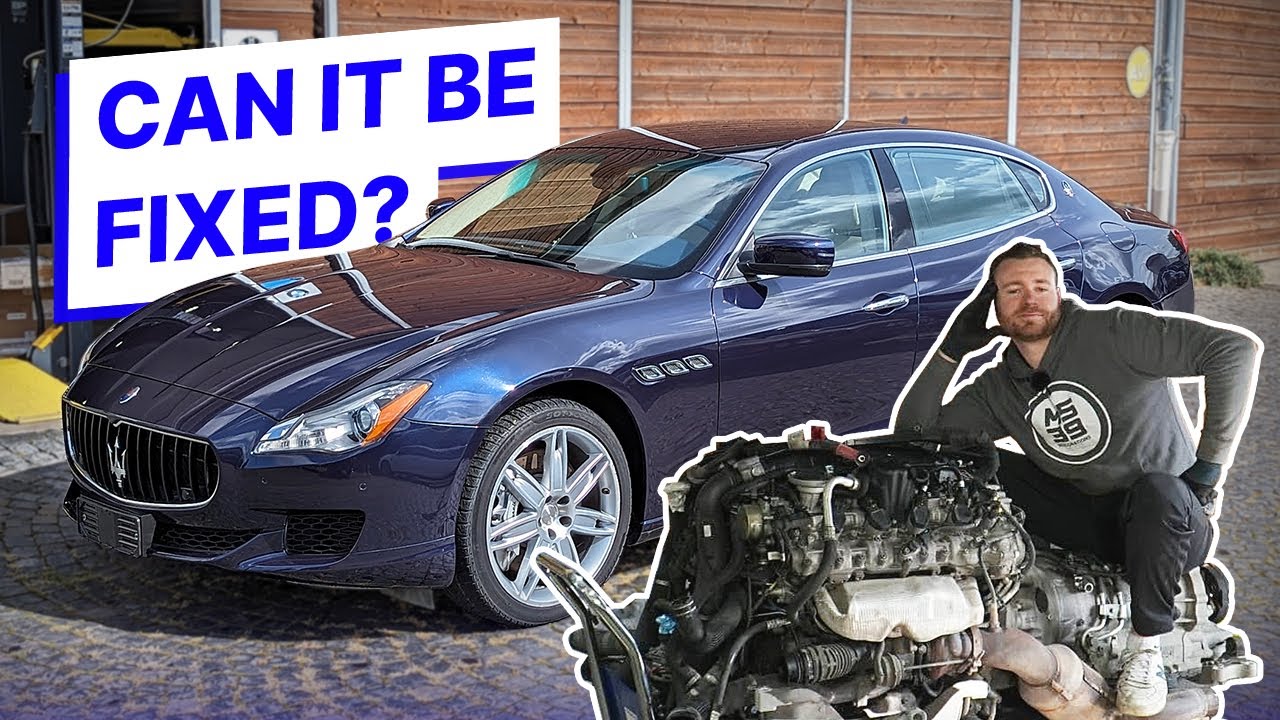 Look Inside a 187k mile Ferrari Engine - Maserati Quattroporte GTS ...