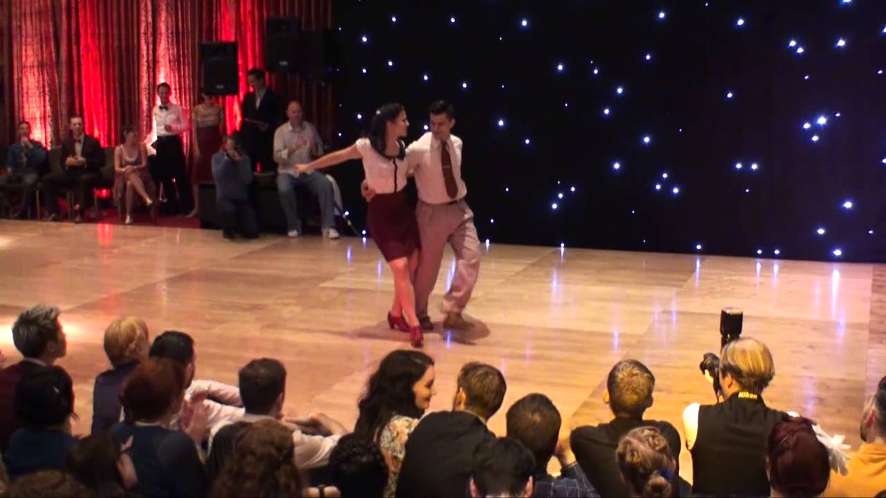 ESDC 2013 - All Star Lindy Hop Couples - Finals - Ali Taghavi & Katja ...
