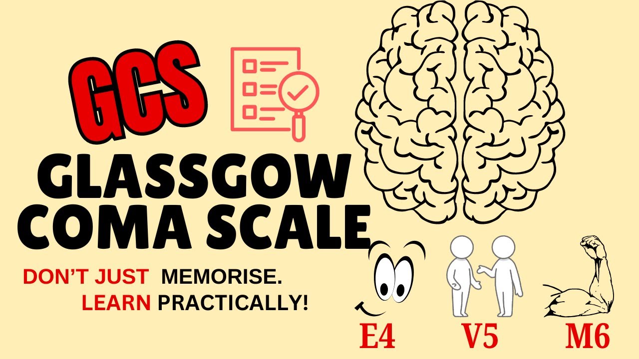 Glassgow Coma Scale(GCS)_ No need to CRAM-Learn How to apply it ...