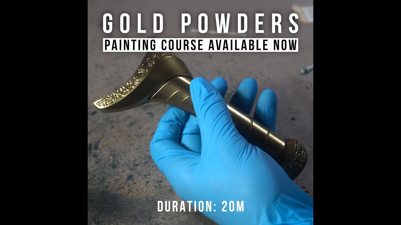 Gold Effects - Painting Course - YouTube