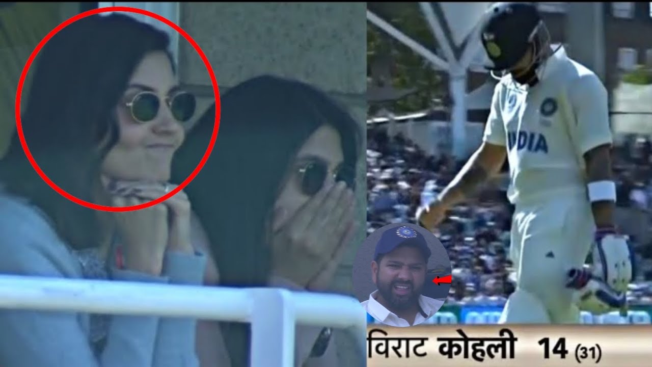 Watch Anushka Sharma Crying When Virat Kohli Got Out on Just 14 Runs ...