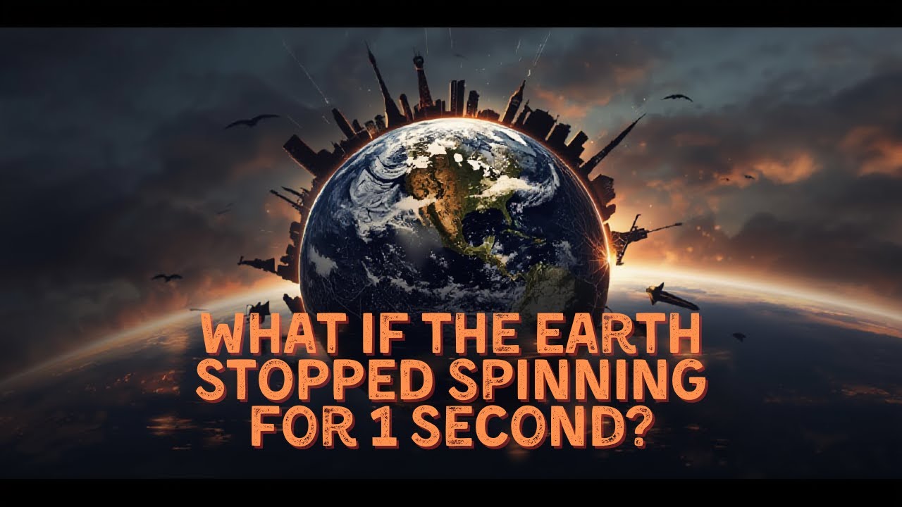 What If Earth Stopped Spinning for Just 1 Second? 🌍⚠️ - YouTube