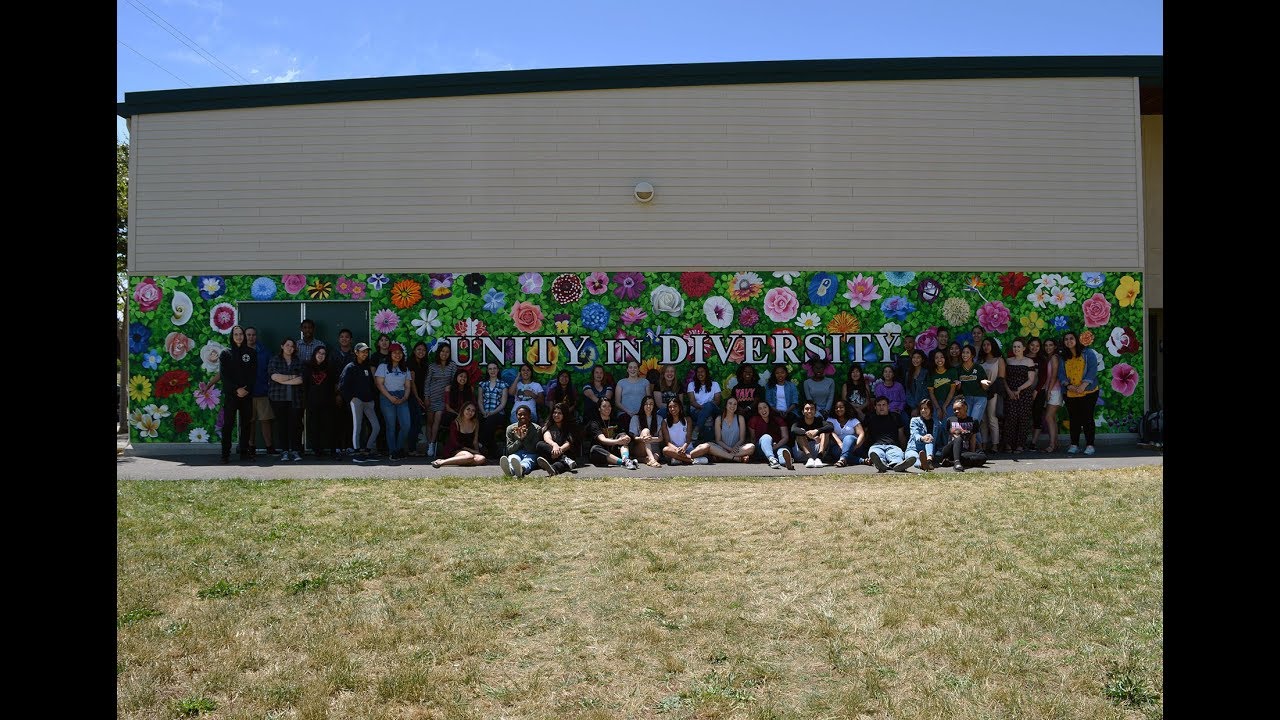 UNITY IN DIVERSITY Mural - Vanden High School, Fairfield, CA - YouTube