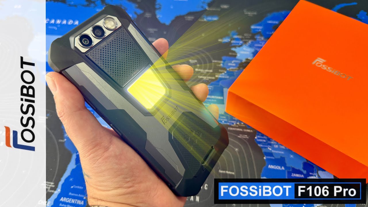 Fossibot F106 Pro - Rugged Phone With Big Speaker and Bright Camp Light ...