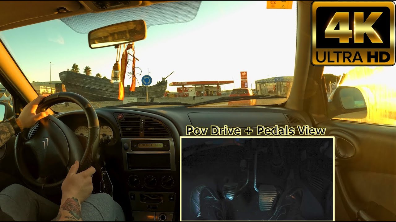 Cruise Citroen Relax Drive | Trafico Dia 56 " POV + Pedals View " - YouTube