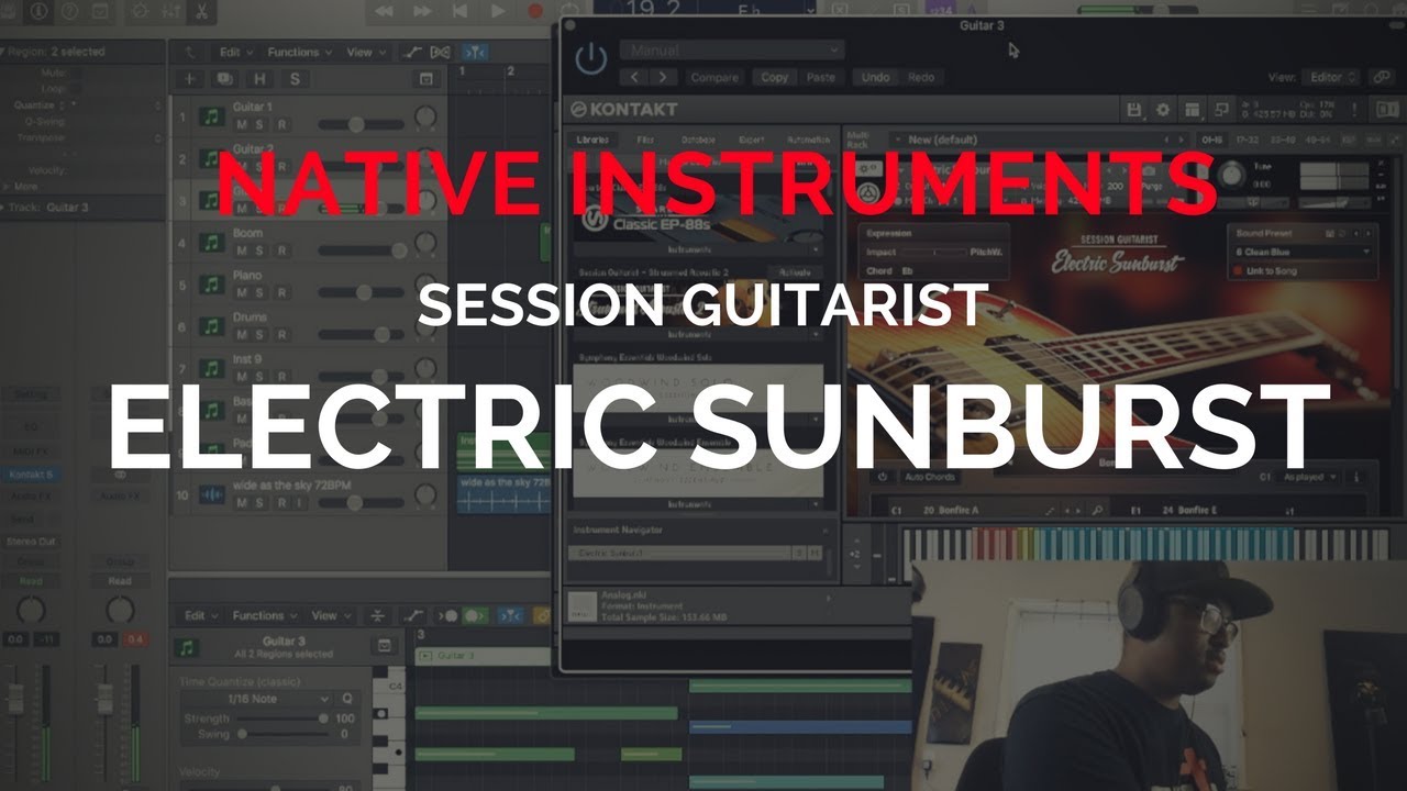 Using Native Instruments Electric Sunburst On a Track! - YouTube