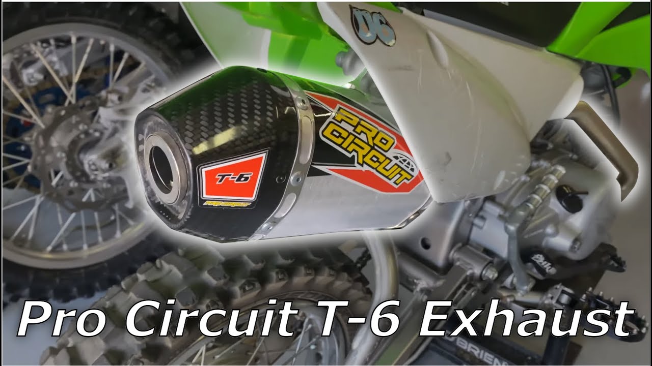 KLX 110 Exhaust Upgrade | Pro Circuit T-6 + Stock Airbox Mod! - YouTube