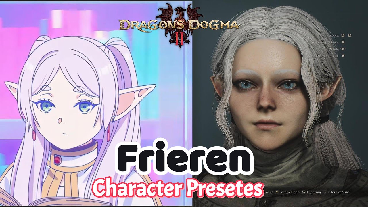 Dragon's Dogma 2: Frieren Chracter Presets (Frieren Beyond Journey's ...