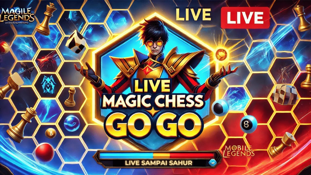 🔴 LIVE MAGIC CHESS GO GO SAMPE SAHUR – PUSH RANK BARENG BANG CHESS! 🔥🏆 ...