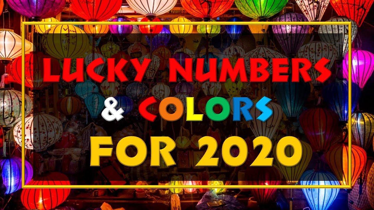 YOUR LUCKY NUMBERS AND COLORS FOR 2020 - YouTube