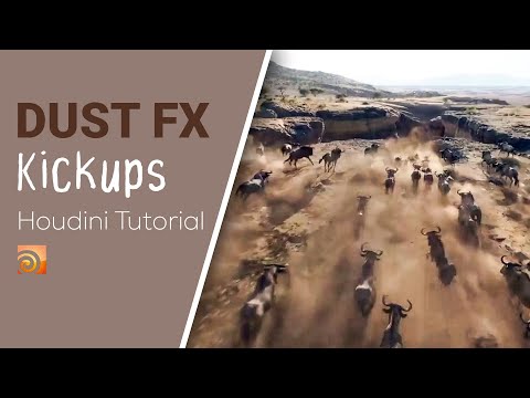 Houdini Tutorial | Dust Kickups inside Houdini | ENG SUB