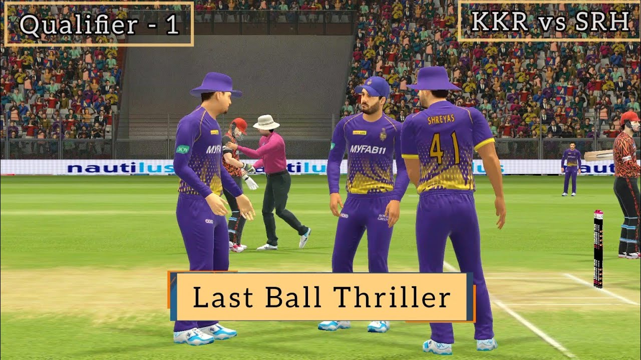 KKR vs SRH | Qualifier 1 | IPL in Quick Play | Real Cricket 24 - YouTube