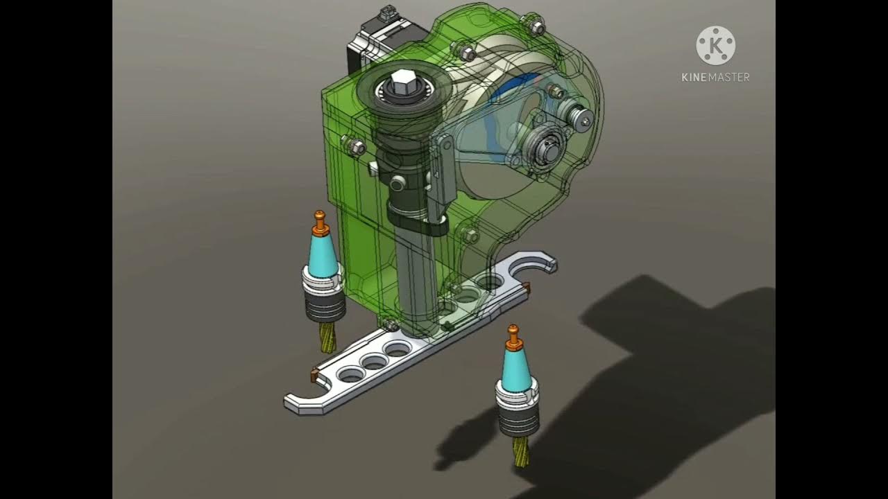 vmc, automatic, tool, changer, solid ,works - YouTube