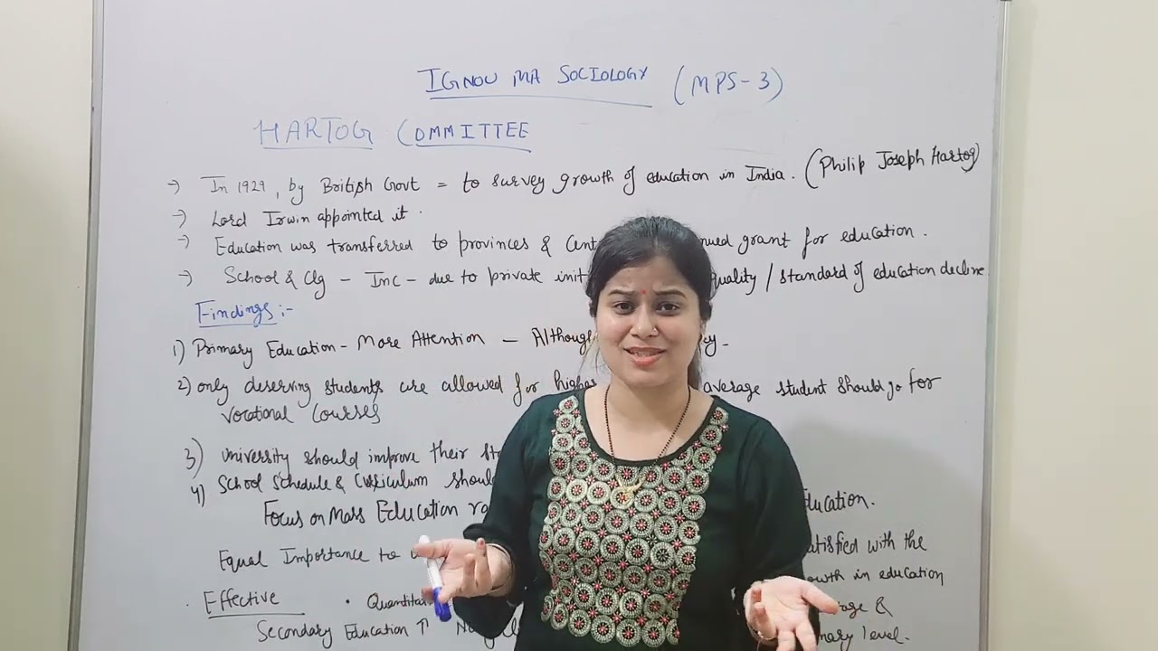 IGNOU MA SOCIOLOGY POL SCI MPS 3 Imp Topics HARTOG COMMITTEE ignou-ma-sociology-pol-sci-mps-3-imp-topics-hartog-committee