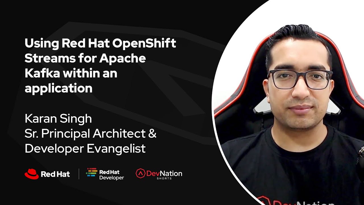 Using Red Hat Openshift Streams For Apache Kafka Within An Application Youtube