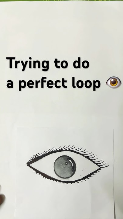 Trying to make a perfect loop#satisfyingloop #endlessloop #perfectloop#eye#trendingshorts #viral ...